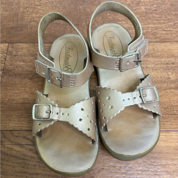 FootMates | Shoes | Footmates Eco Ariel Rose Gold Girls Sandals Size 3 ...